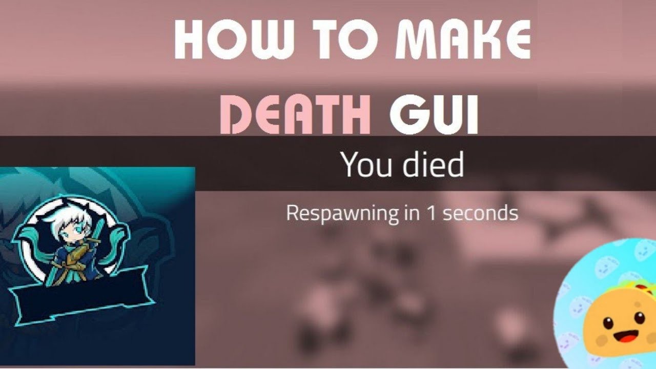 Cách tạo Death Gui - Roblox Studio 2023 - YouTube