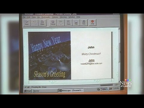Dec. 11, 1996: Dialing up the modem to get festive - YouTube