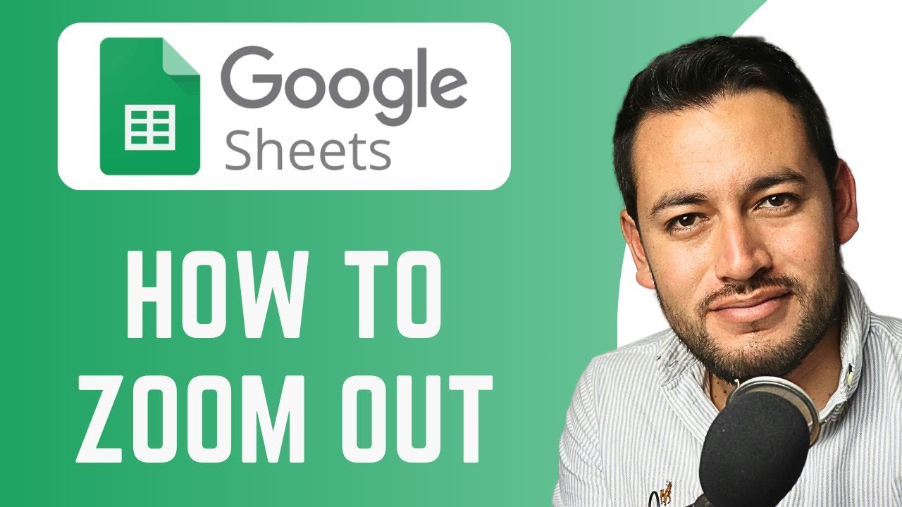 How To Zoom Out in Google Sheets | Make spreadsheet smaller view ...