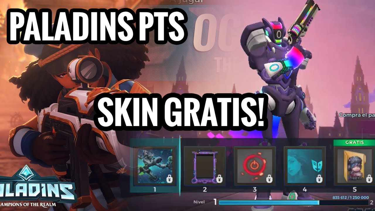 Paladins PTS | Skin gratuita Ying - Event pass - Gameplay Octavia - YouTube