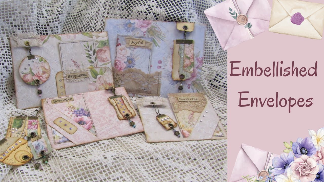 Embellished Envelopes - YouTube