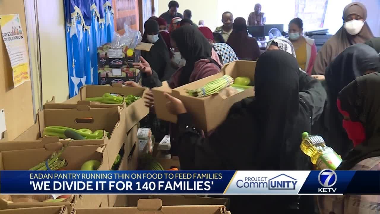 Eadan pantry running thin on food to feed families - YouTube