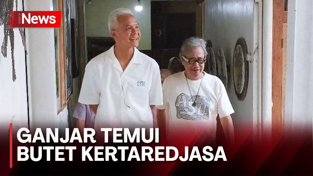 Ganjar Kunjungi Rumah Seniman Butet Kartaredjasa di Bantul - iNews ...