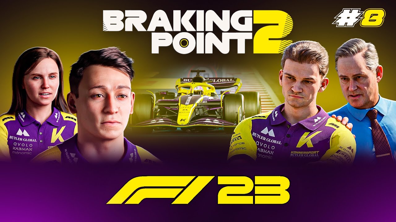F1 23 - BRAKING POINT 2 #8 - DEVON BUTLER AJUDANDO A EQUIPE? - YouTube
