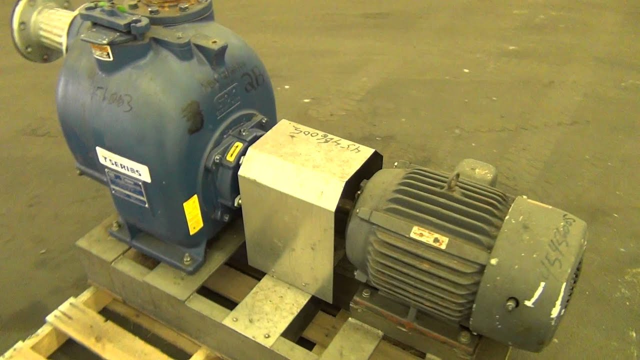 Used- Gorman-Rupp T-Series Self Priming Centrifugal Pump, Model T4A3-B ...