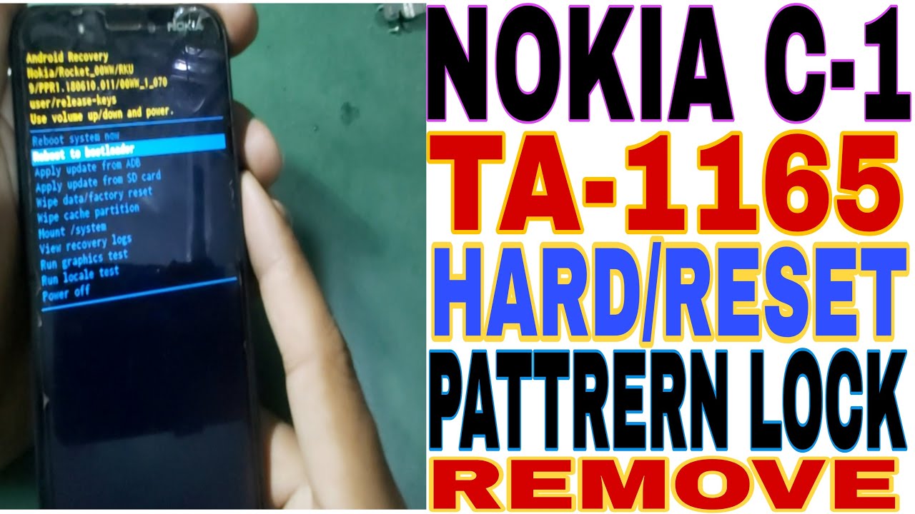 nokia c1 ta-1165 hard reset 100% done - YouTube