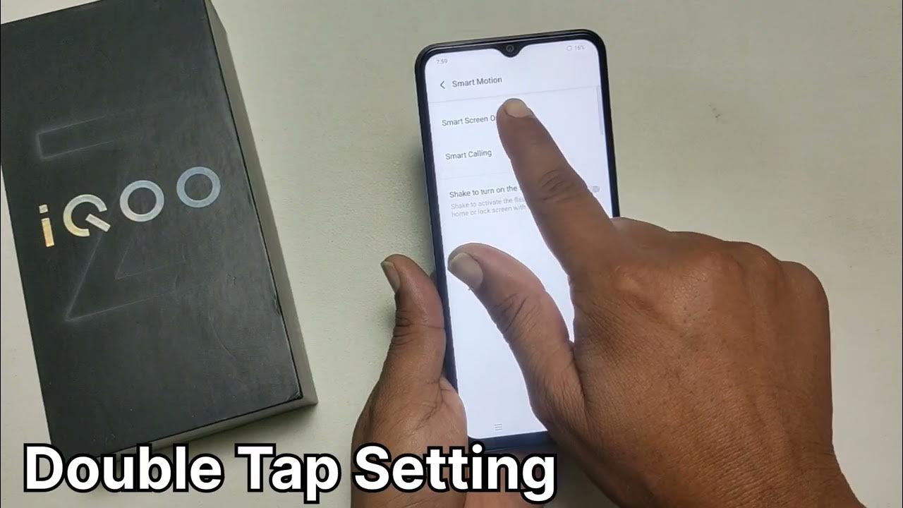 iqoo z9 lite 5g me double tap to Screen off kaise kare | iqoo z9 lite 5g double tap off | iqoo ...