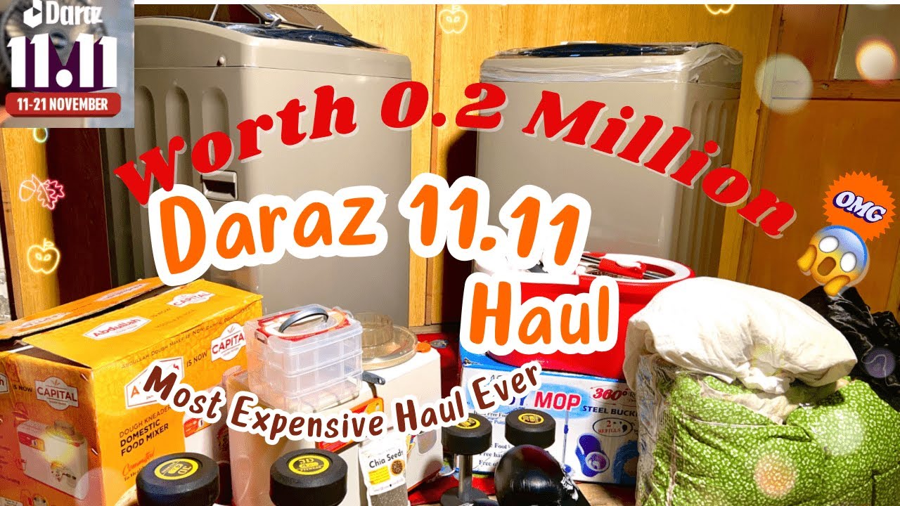 Biggest Daraz 11.11 Haul 2023 | Never seen before products | Yay or Nay? Honest Review - YouTube