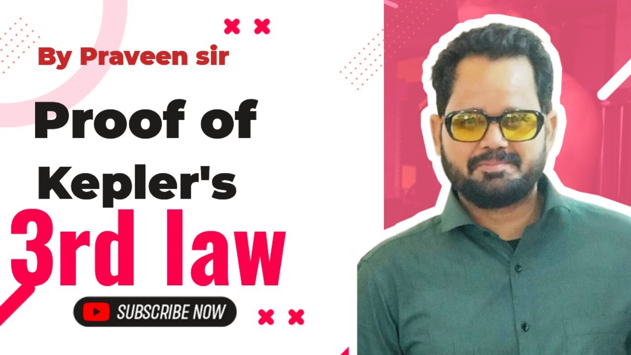 Proof of 3rd law of Kepler class Xl - YouTube