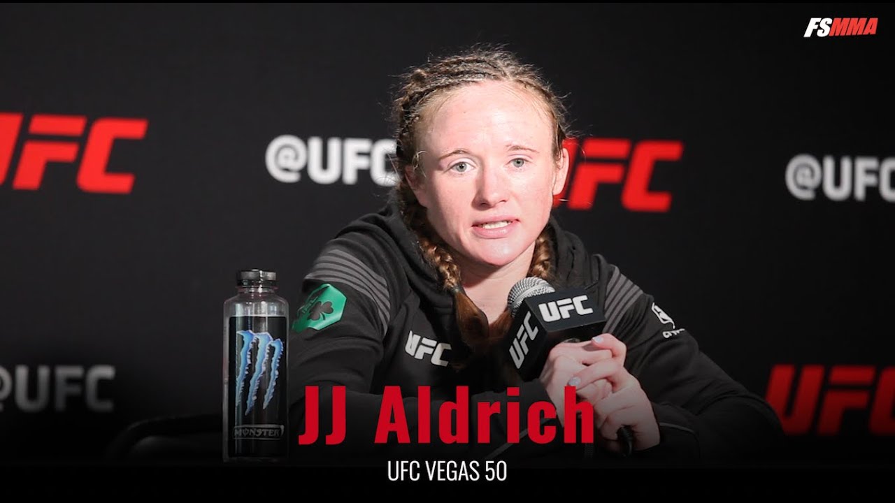 JJ Aldrich UFC Vegas 50 full post-fight interview - YouTube