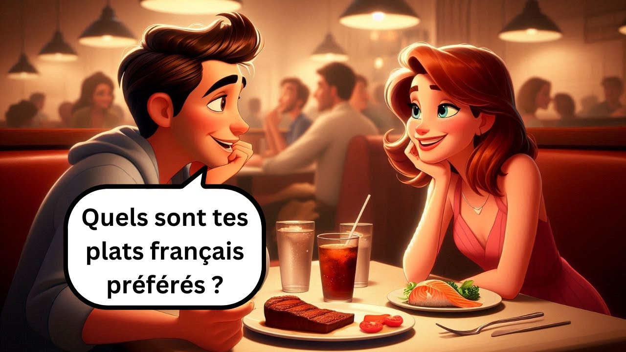French Restaurant Conversation | Real Life Dialogue for (A2 - B2 ...