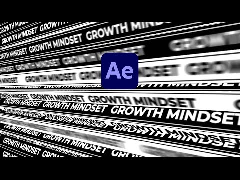 Text animation in After Effects. Time lapse - YouTube