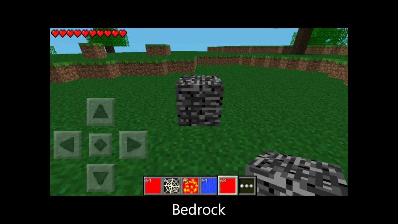 MCPE Unobtainable Blocks - YouTube