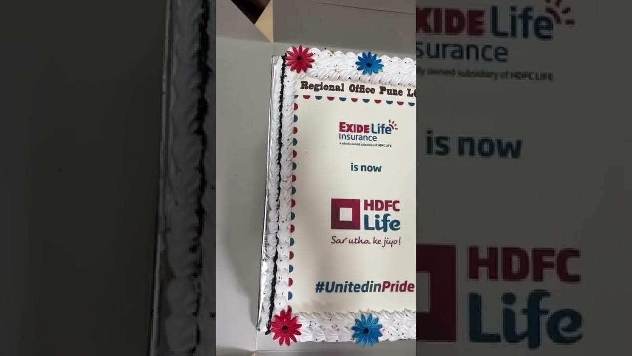 EXIDE LIFE INSURANCE IS NOW HDFC LIFE INSURANCE 🥳🎂🎈🎉🎉🎂SIR UTHA KE JIO🎈🎉 ...