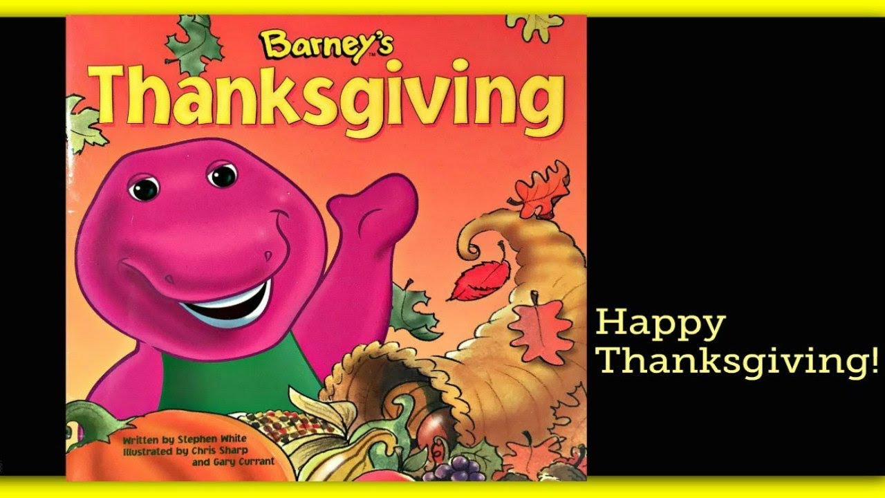 BARNEY "BARNEY'S THANKSGIVING" - Read Aloud Storybook for kids ...