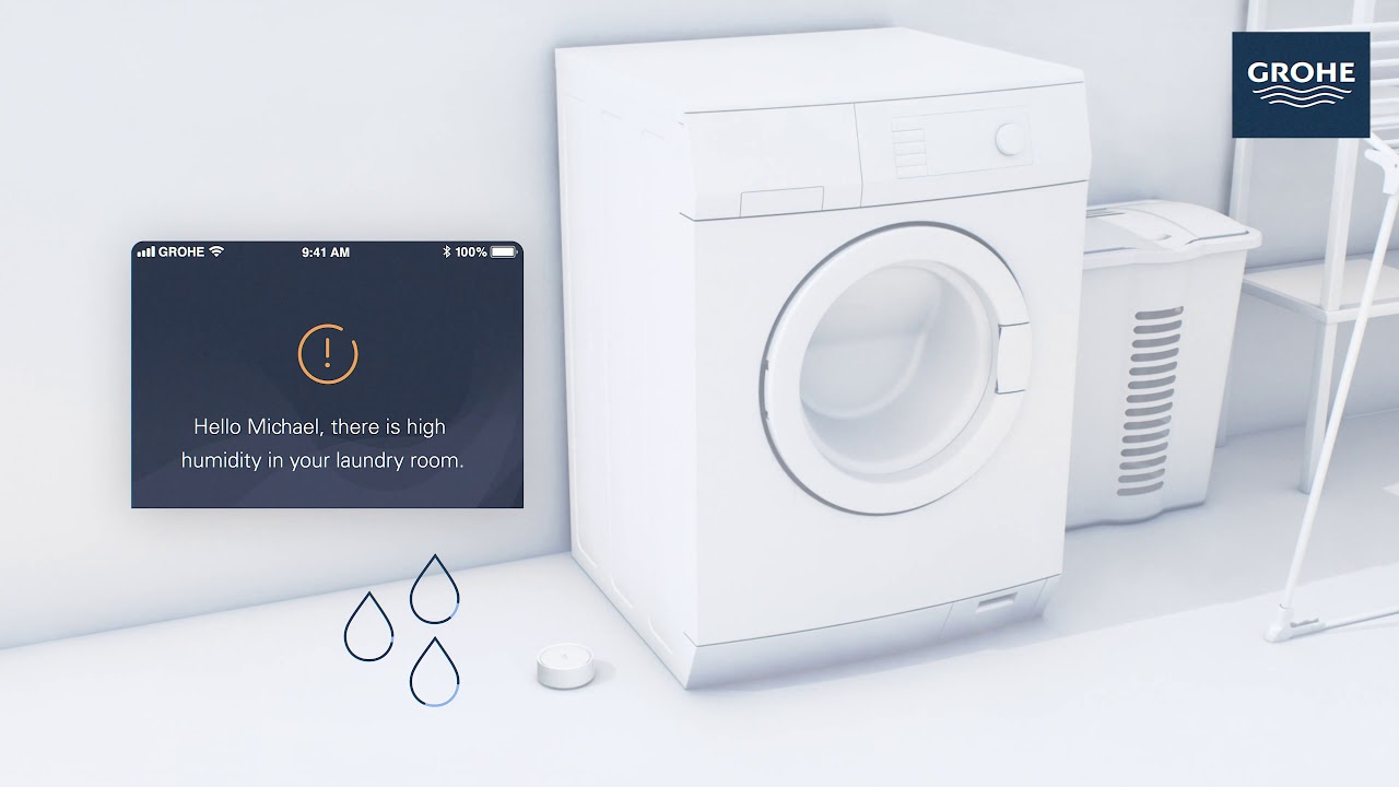 GROHE | GROHE Sense Smart Water Sensor | Product Video - YouTube