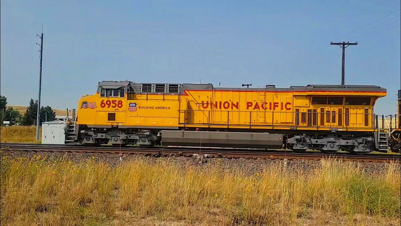 Engineer MacGyver Steele Union Pacific Freight Train - YouTube
