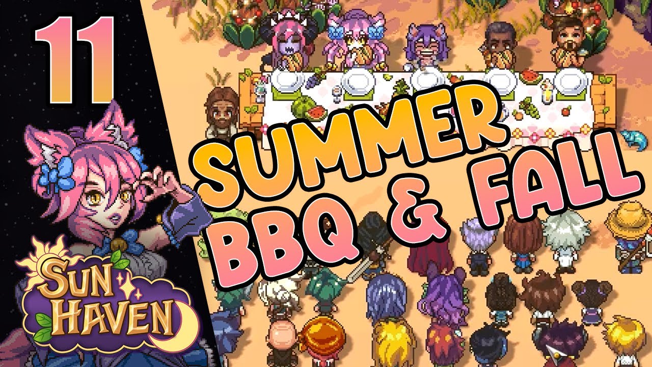 Summer BBQ & It's Fall Y'All | SUN HAVEN 1.0 | Live Ep 11 - YouTube