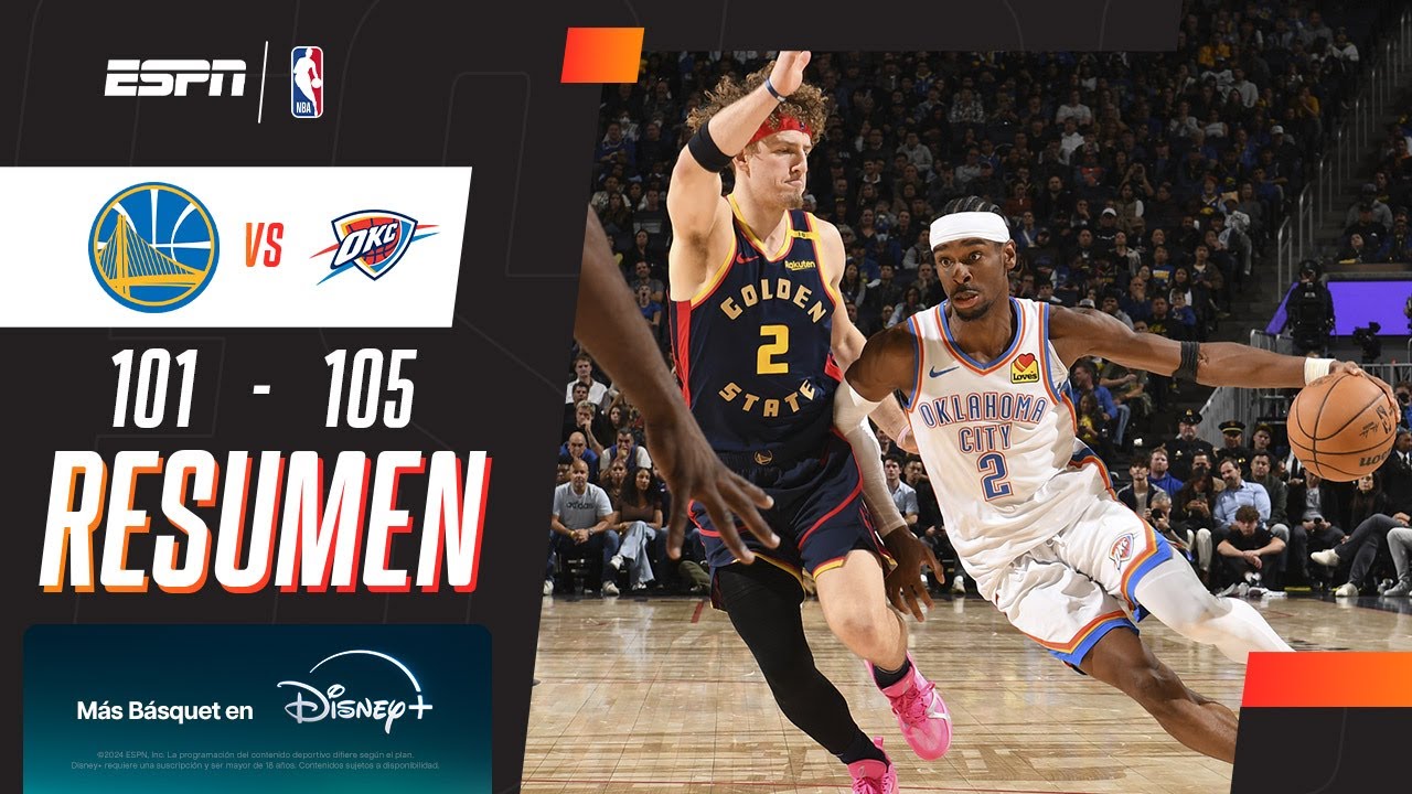 TRIUNFAZO DE OKC DE LA MANO DE SHAI GILGEOUS-ALEZANDER | Golden State ...