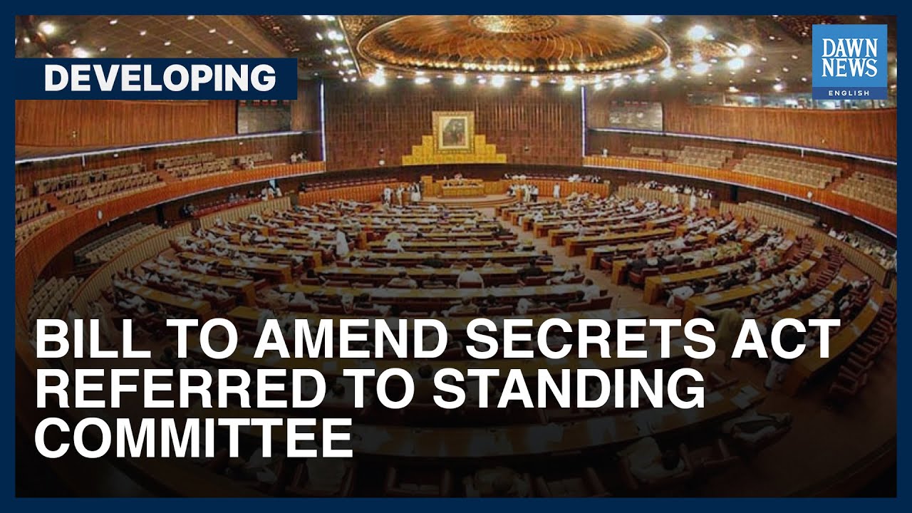 Bill To Amend Secrets Act Referred To Standing Committee After ...