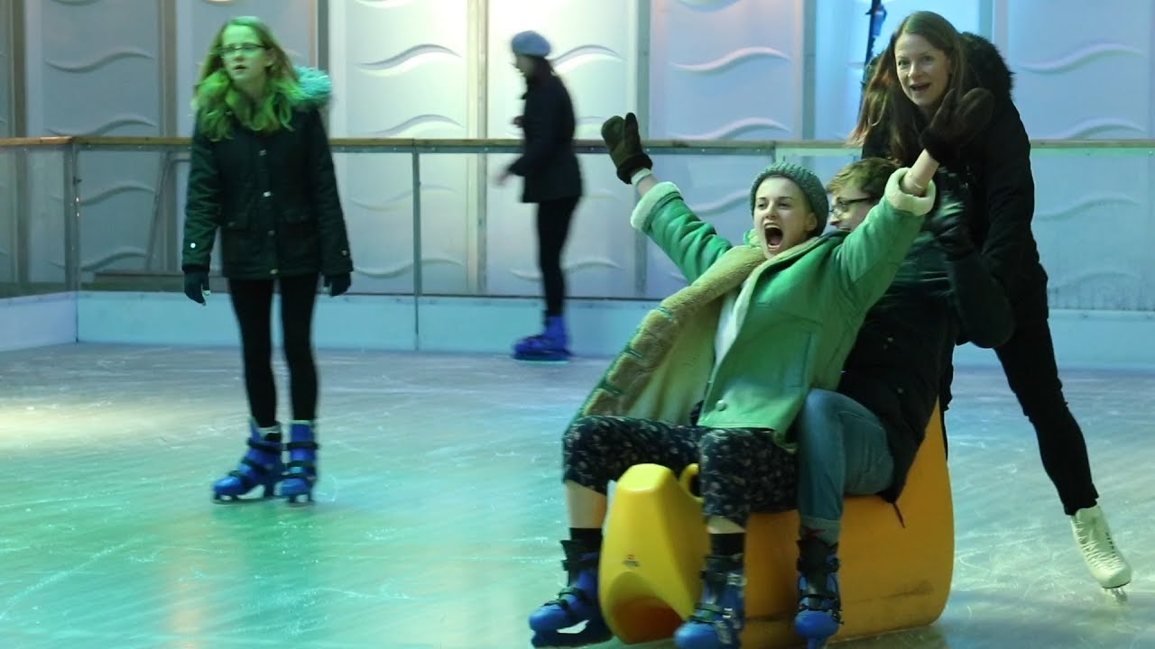 Theatr Clwyd Ice Rink 2017 - YouTube