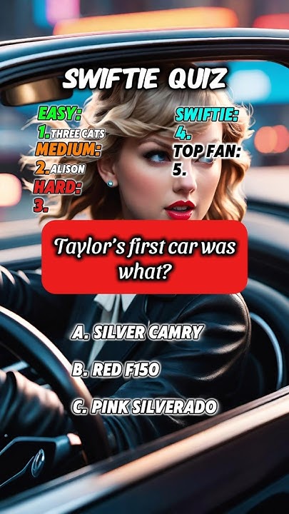 Swiftie Quiz Part 1! #quiz #trivia #taylorswift #swifties - YouTube