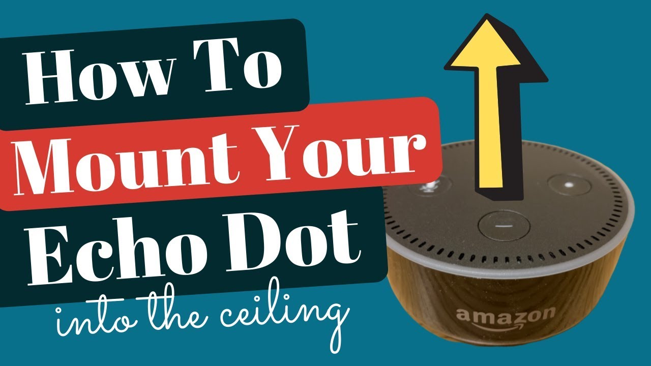 MOUNTgenie ceiling mount for Amazon Echo Dot - YouTube