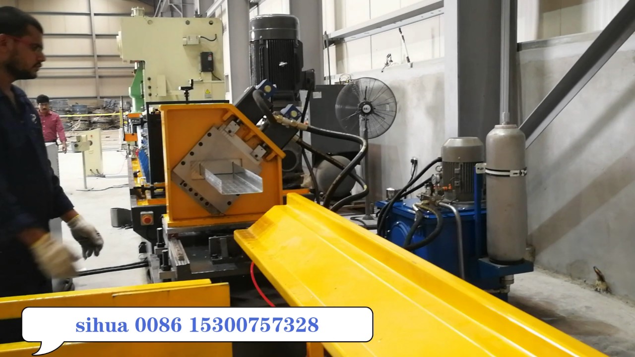 lintel roll forming machine - YouTube