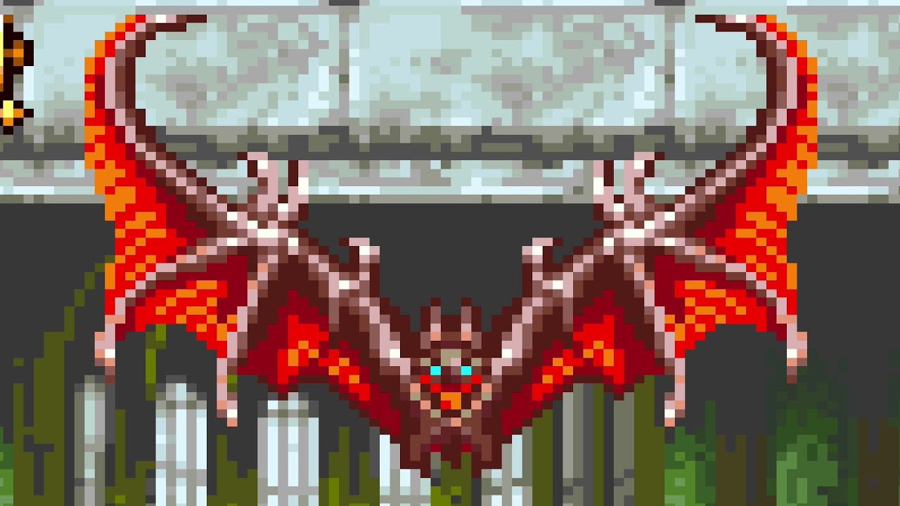 Castlevania: Harmony of Dissonance - Giant Bat Boss Fight 4K - YouTube