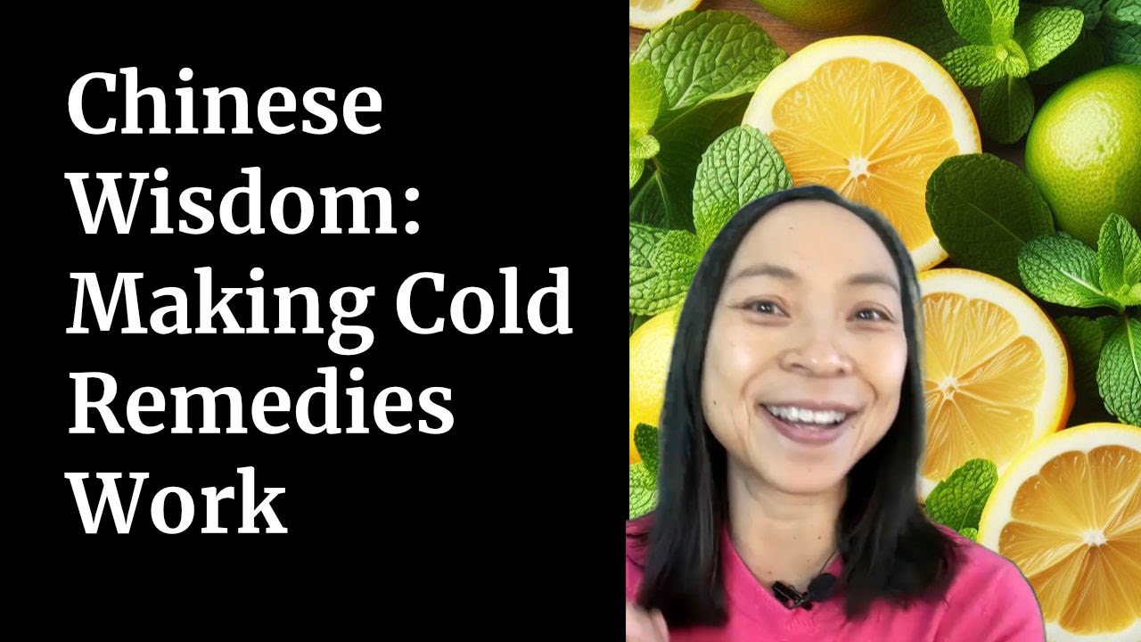 Chinese Medicine Home Cold Remedies to Feel Better Faster - YouTube