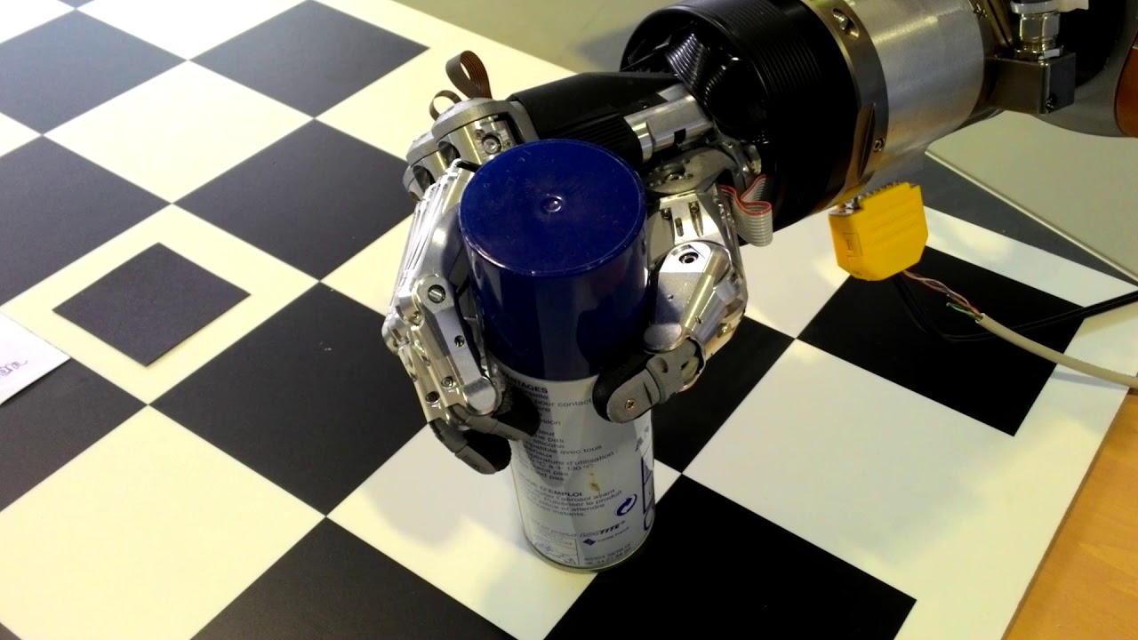 Grasping using Schunk hand (Master's thesis video) - v3 - YouTube