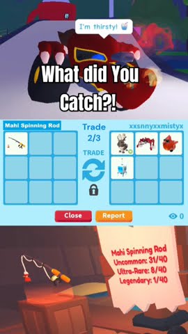 What did You Catch with the Mahi Spinning Rod in Adopt ME?! #roblox # ...