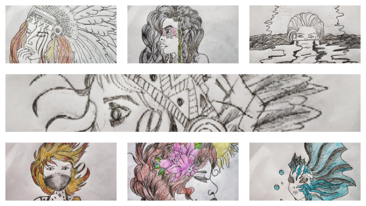 How to highlight sketches only with a pencil /tutorial - YouTube