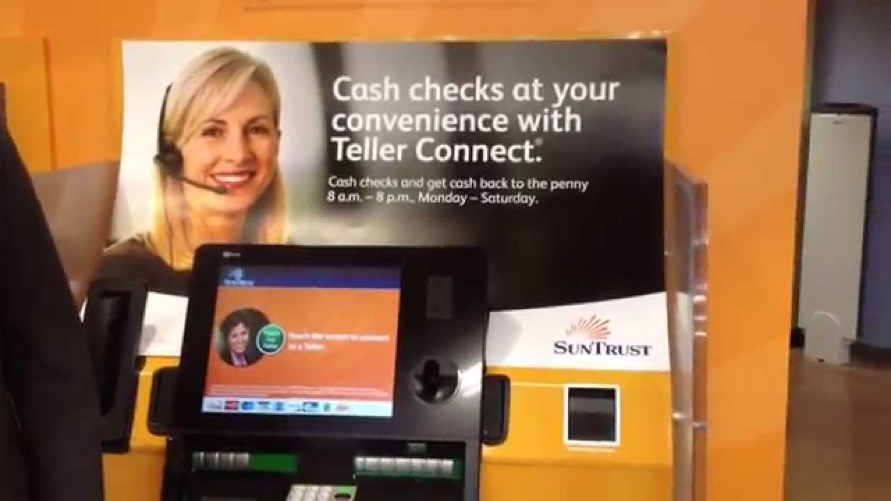 SunTrust executive talks about new Teller Connect machines - YouTube