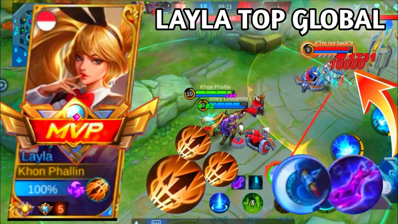 Layla Users Spell Inspire Enhance Basic Attacks And Best Build Critical ...