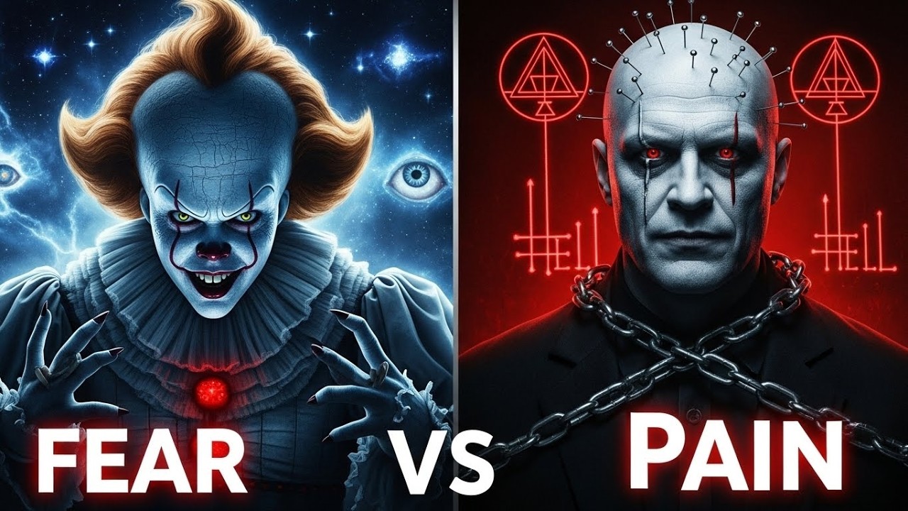 PENNYWISE vs PINHEAD – Cosmic Horror Battle of Fear vs Pain - YouTube