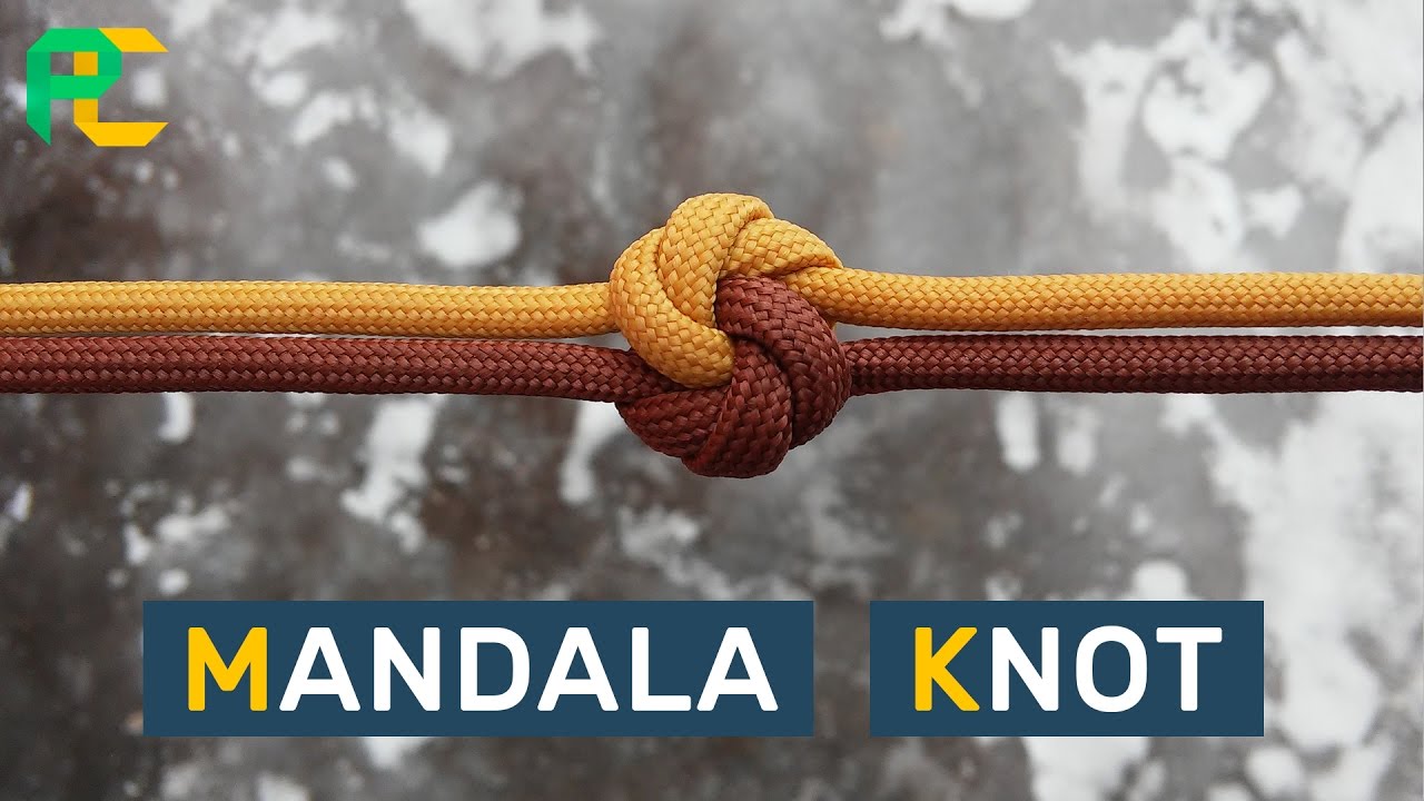 How to make a paracord Mandala Knot - YouTube