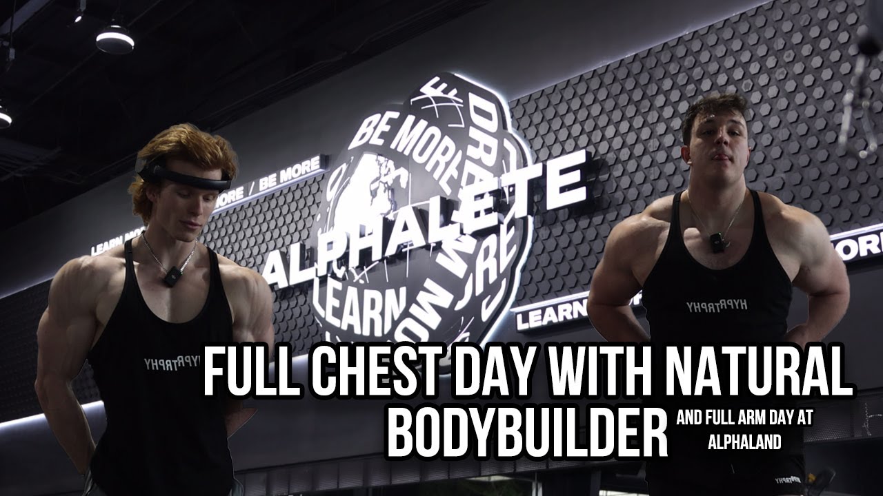 FULL CHEST DAY with a Natty Bodybuilder - YouTube