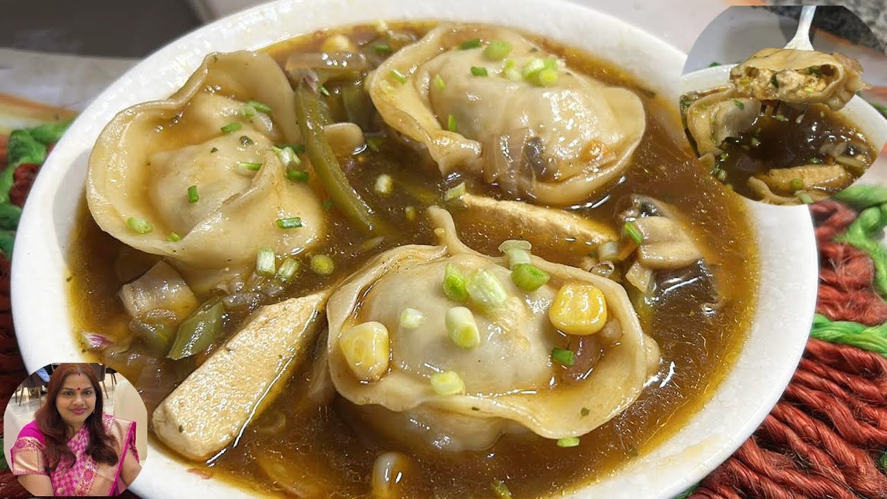 How to make Winter's Special Soup Momos | Jhol Momos | #thukpa | # ...