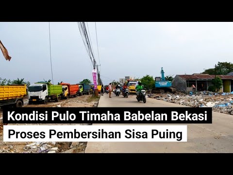 kondisi terkini pulo timaha babelan bekasi setelah pembongkaran, proses ...