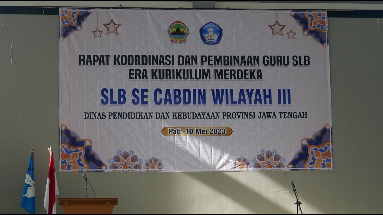RAPAT KOORDINASI DAN PEMBINAAN GURU SLB ERA KURIKULUM MERDEKA SLB SE ...