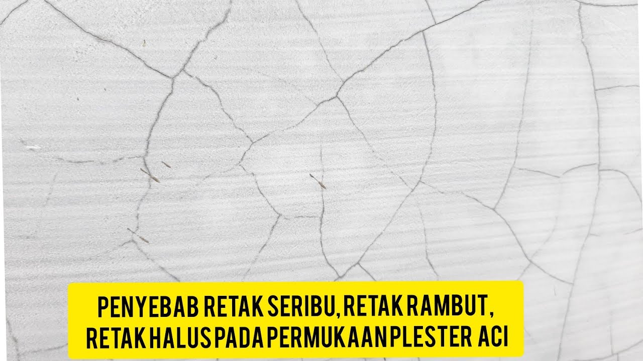 penyebab terjadinya retak acian - YouTube