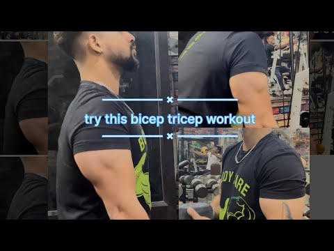 the beast bicep and tricep workout perfect exercise try this gurantee ...