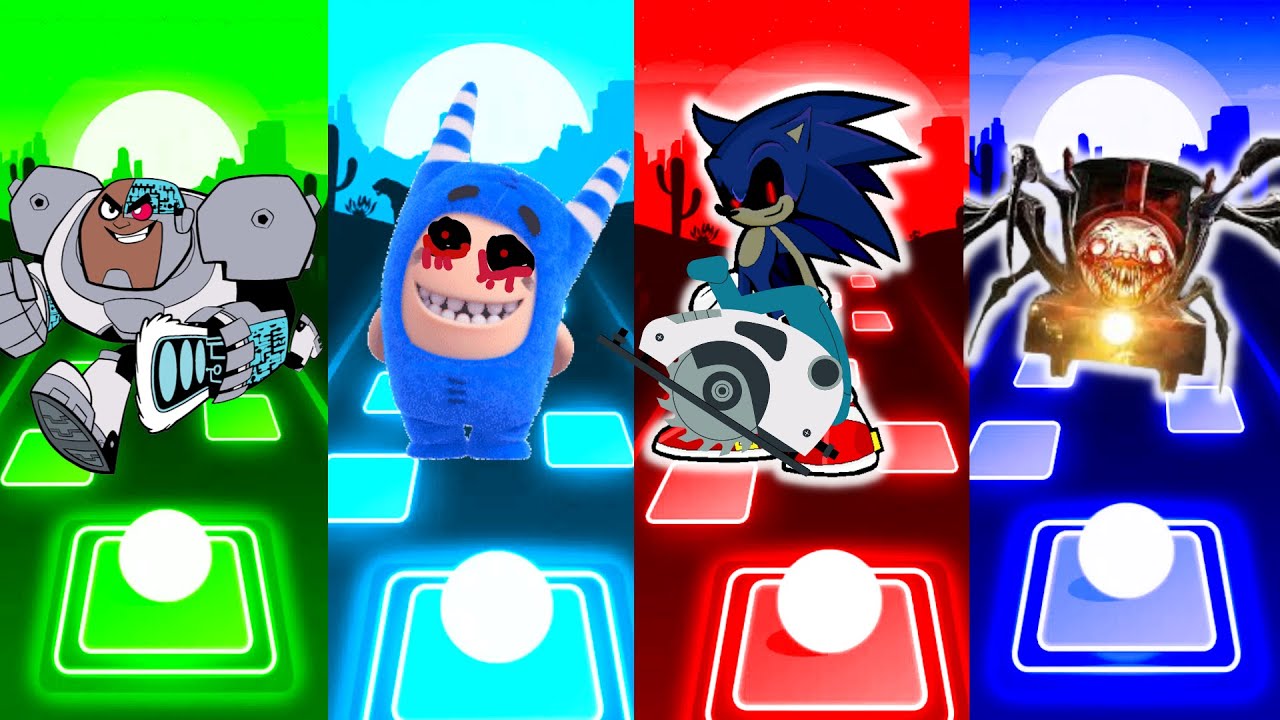 TEEN TITANS GO! CYBORG vs ODDBODS EXE vs SONIC EXE vs CHOO CHOO CHARLES ...