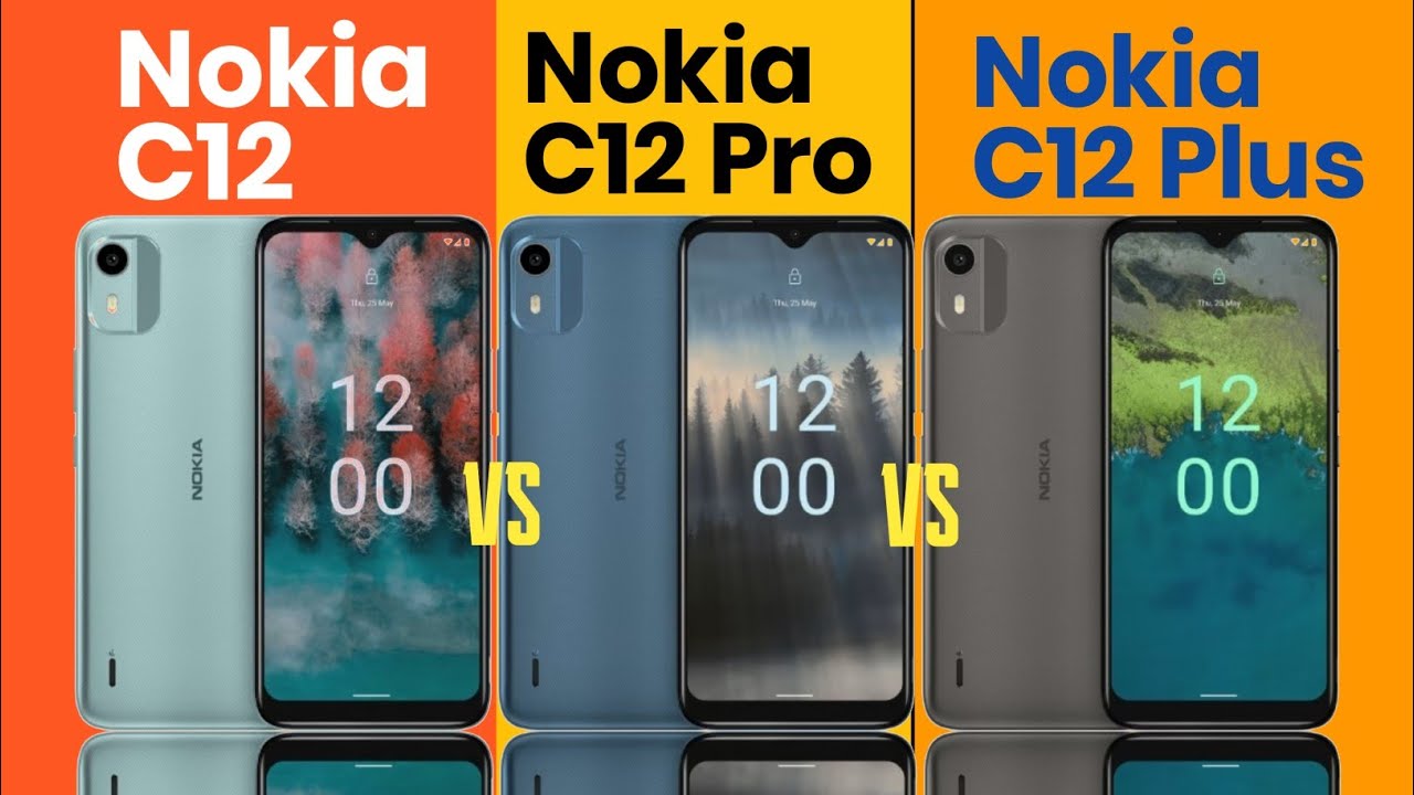 Nokia C12 vs Nokia C12 Pro vs Nokia C12 Plus - Which is Better?? - YouTube