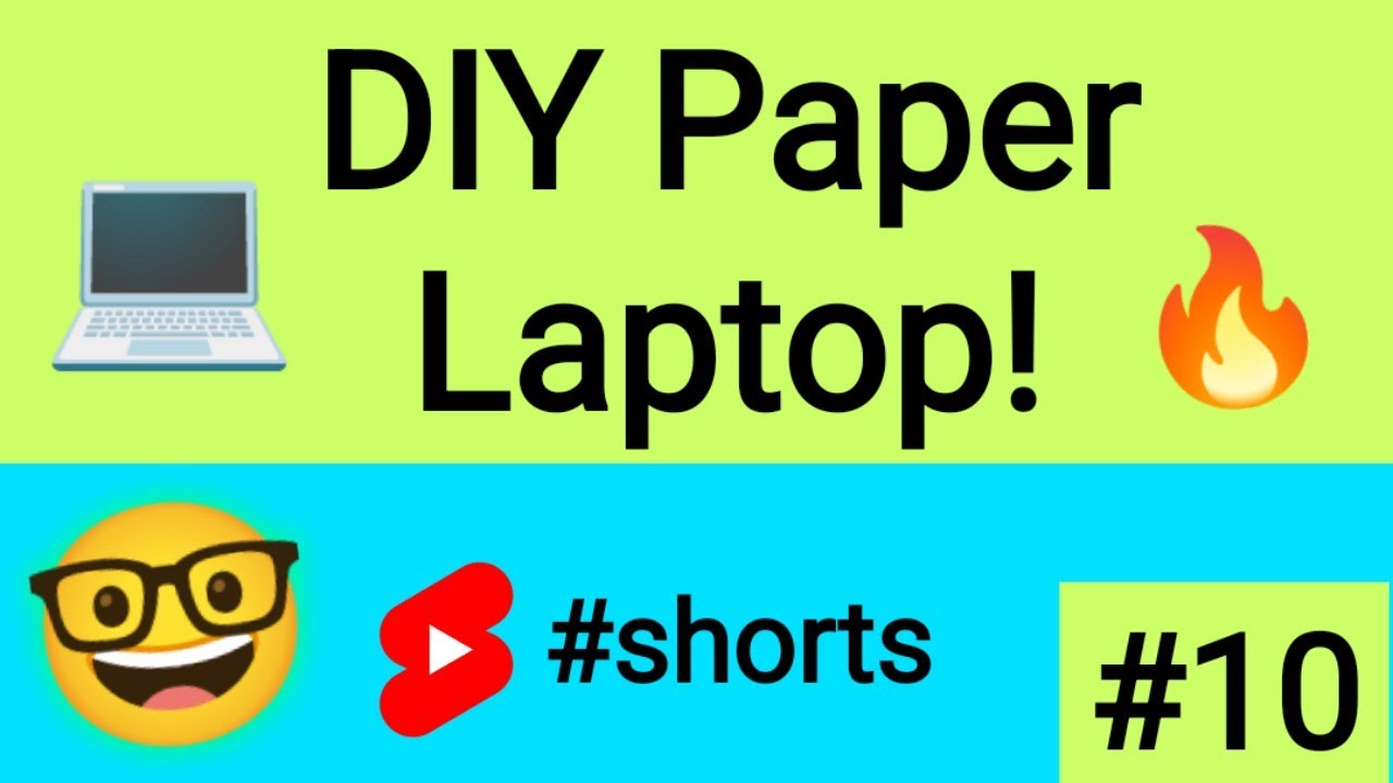( Day 10 ) DIY Paper Laptop! #15dayspapercraftingchallenge - YouTube