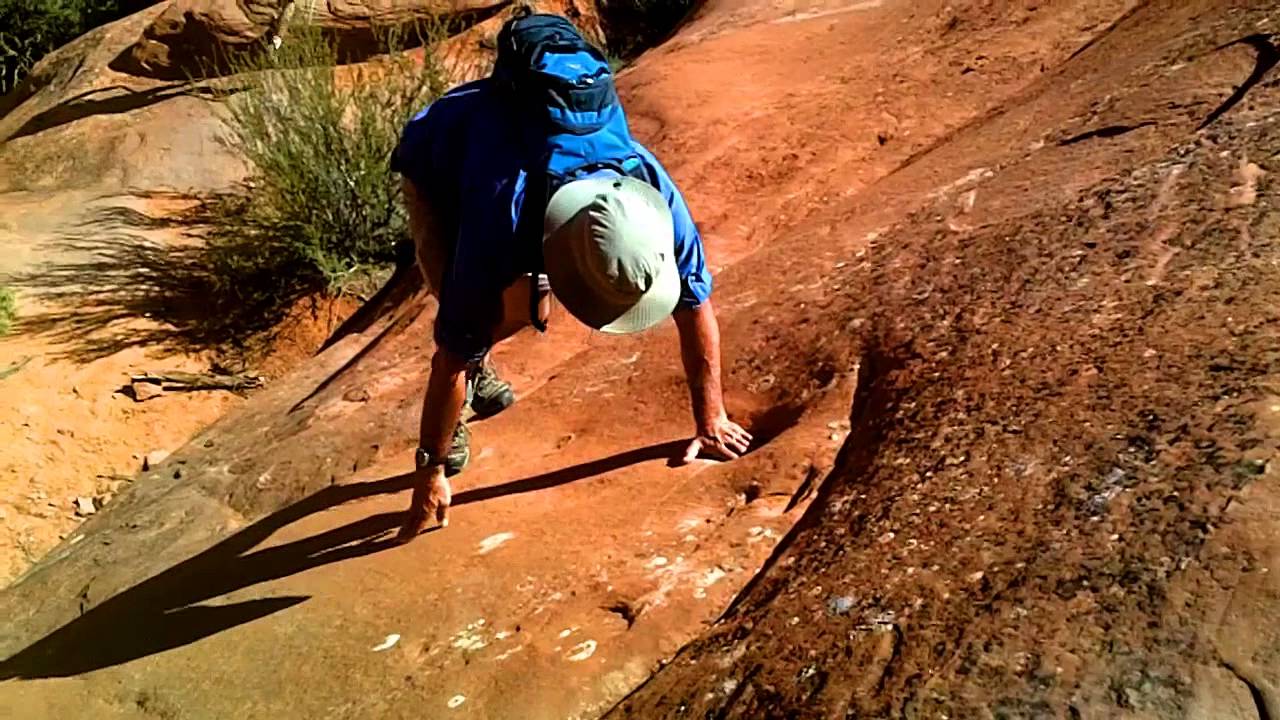 Hiking Arches Primitive Loop - YouTube