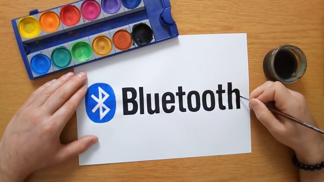 How to draw the Bluetooth logo - YouTube