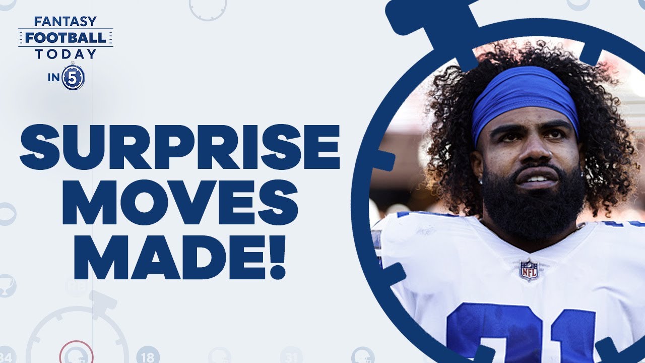 Ezekiel Elliott Cut, JuJu Smith-Schuster Joins Patriots & More (Fantasy ...