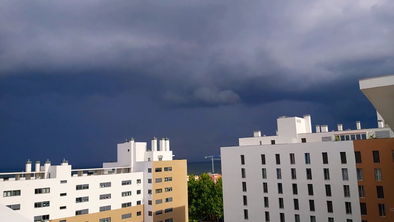 Lisbon storm - YouTube